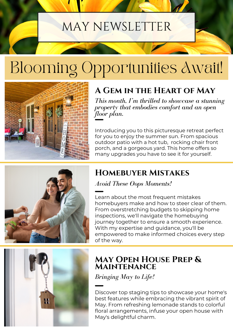 My May Newsletter – Lora Knows Home