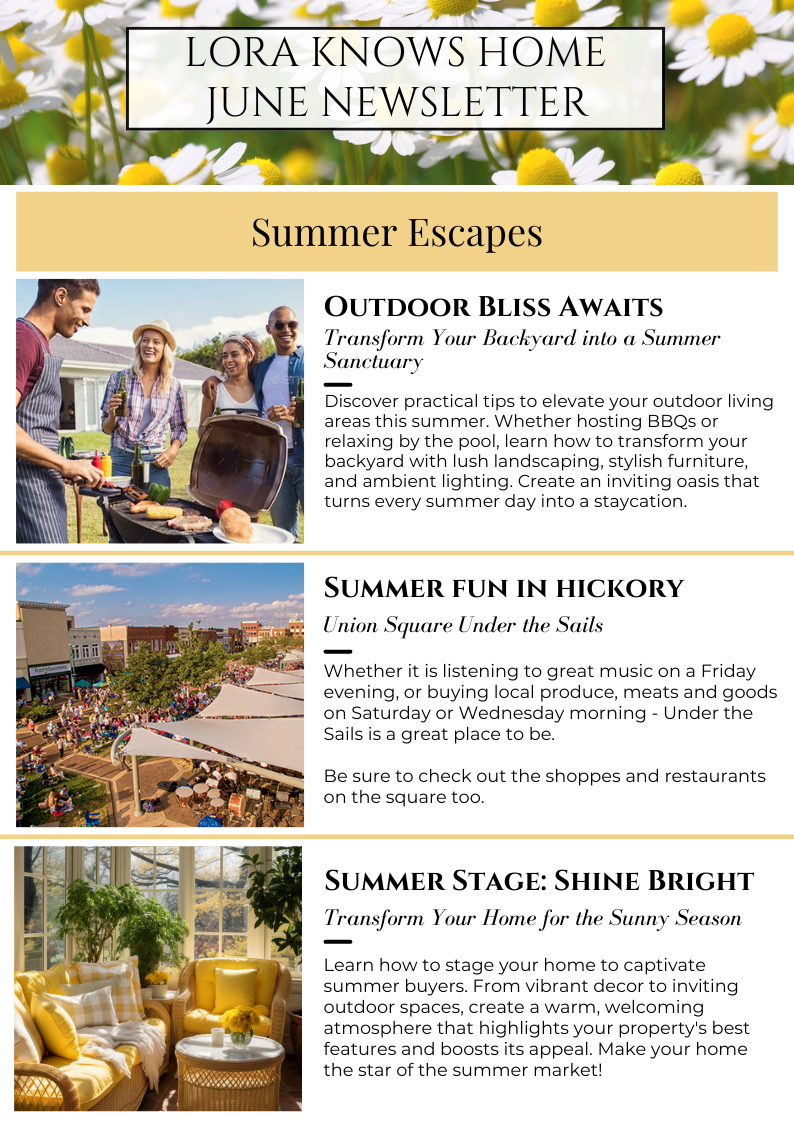 My June Newsletter – Lora Knows Home